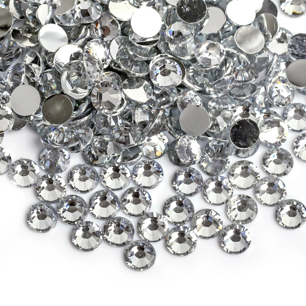 Серебряные стразы Crystal 6 мм (1000 шт.)