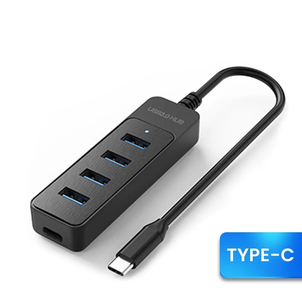 USB 3.0 хаб Type-C, 4 порта