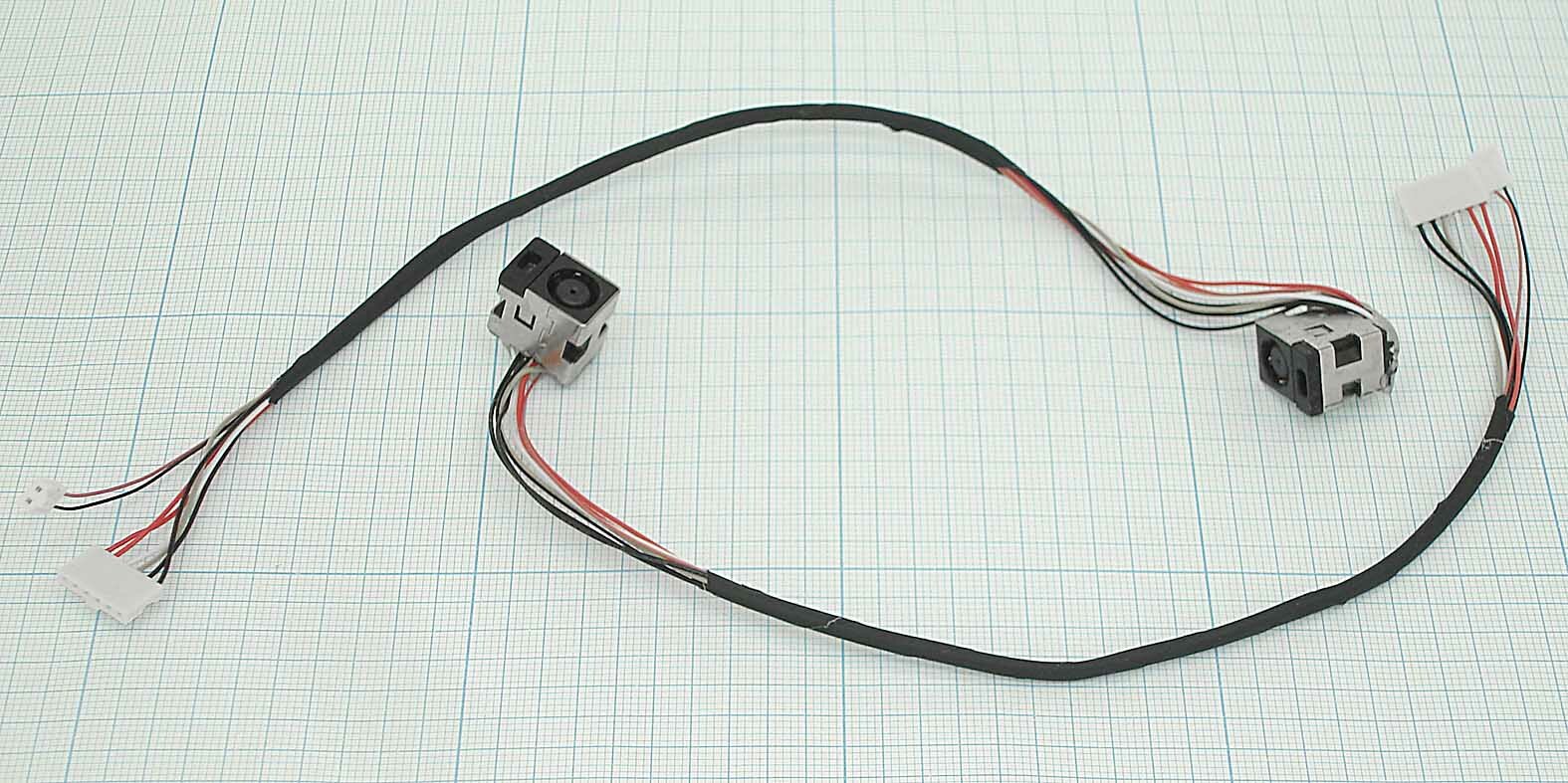 Разъем для ноутбука HY-HP025 HP Paviloin DV7-2000 DV7-3000 6pin+2pin с кабелем