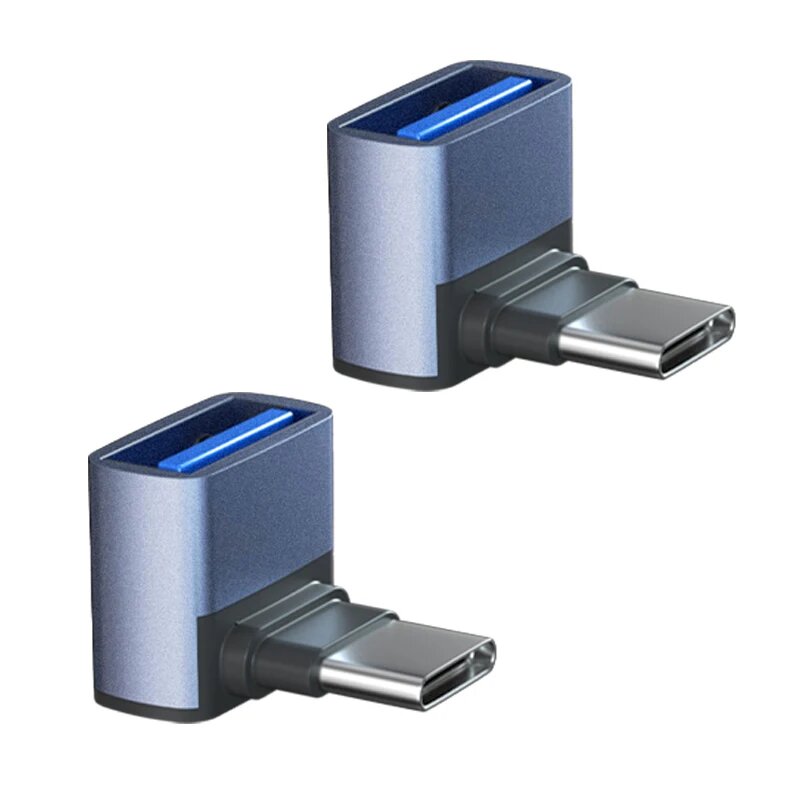 10 Гбит/с OTG зарядный преобразователь 2 в 1 USB3.1 в Type-C адаптер зарядного устройства из алюминиевого сплава высокая скорость для ноутбука/планшета/мобильного телефона