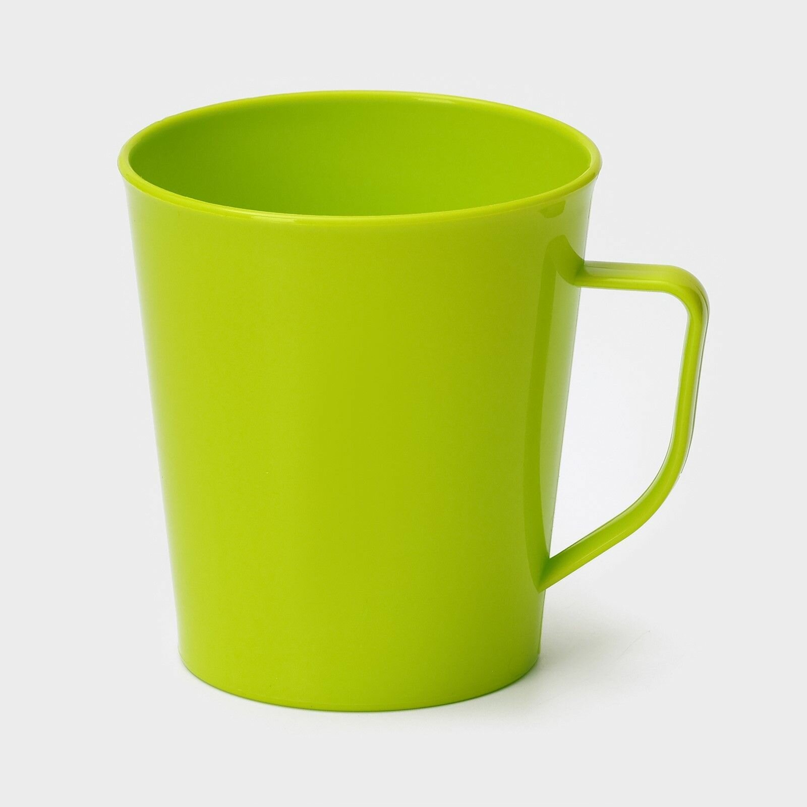 Кружка пластиковая ПластоС, 400 мл, микс, 3 шт