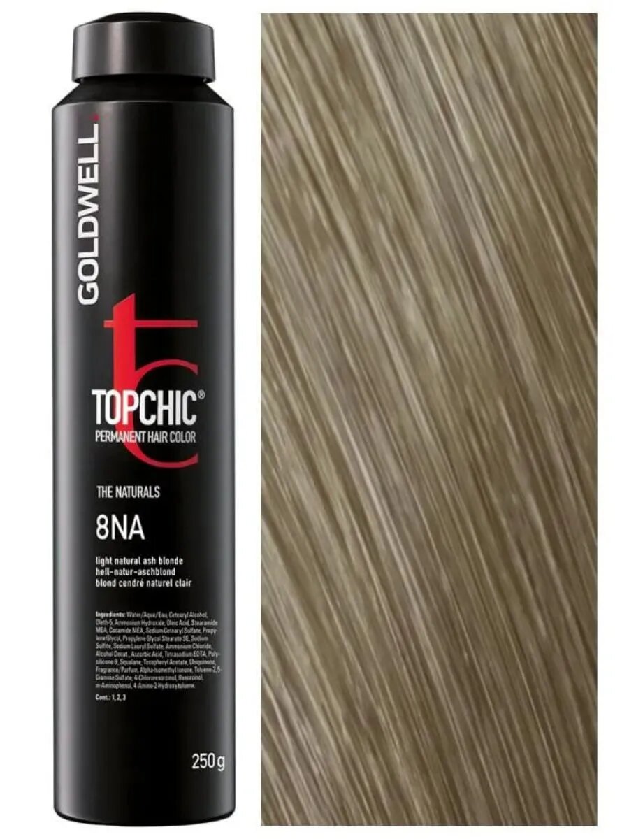 GW TOPCHIC Ballon 8NA Cтойкая крем-краска для волос 250мл