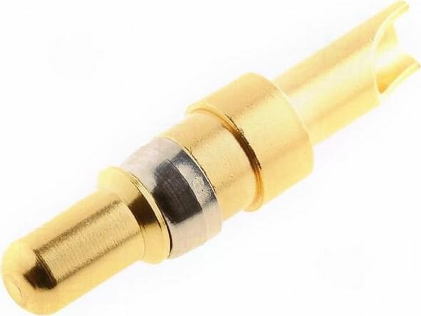 Контакт CONEC 131C10029X "папа" 14AWG-12AWG позолота пайка на провод 20А, 1 шт