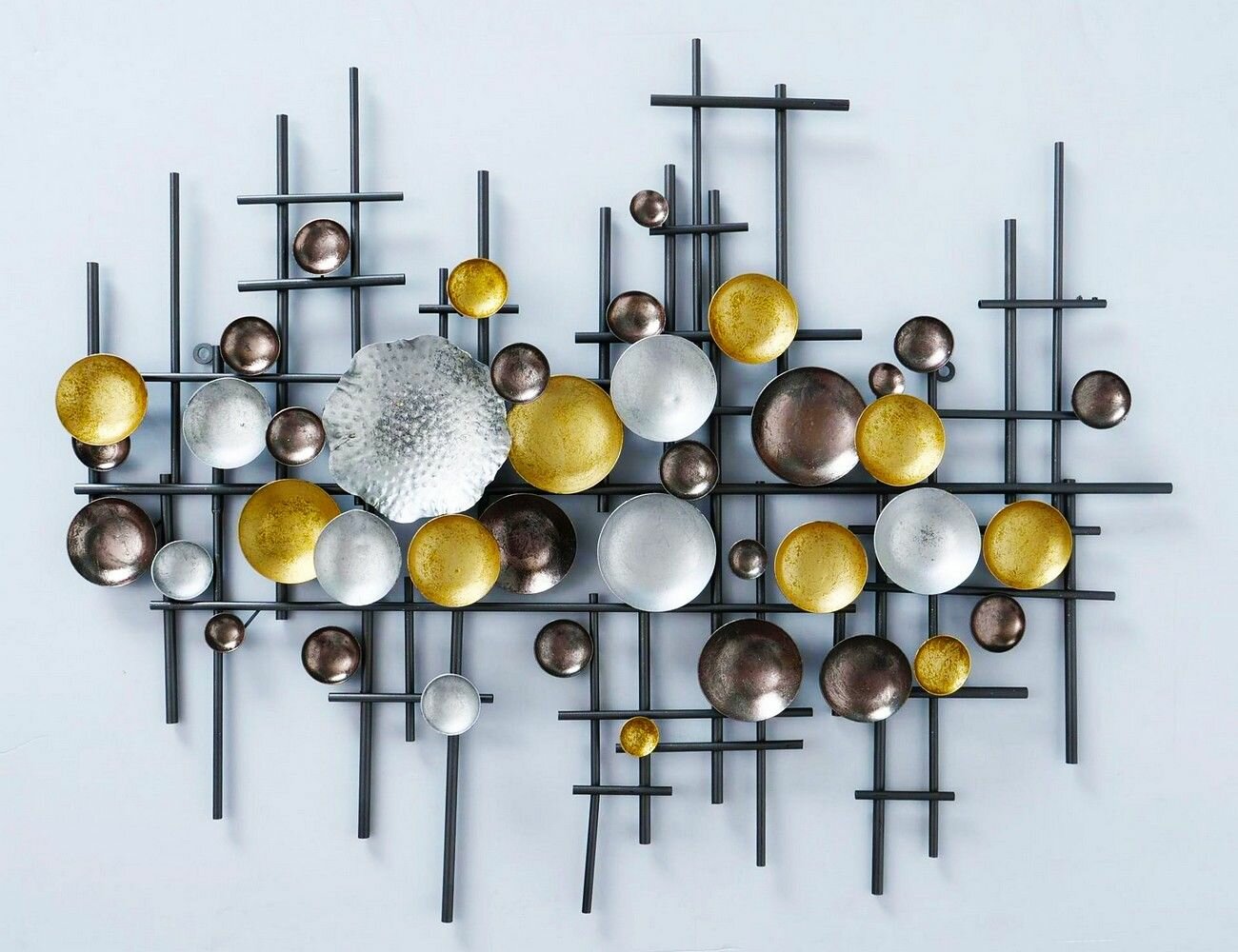 Декоративное настенное панно колори, металлическое, 82х101 см, Boltze 1010160