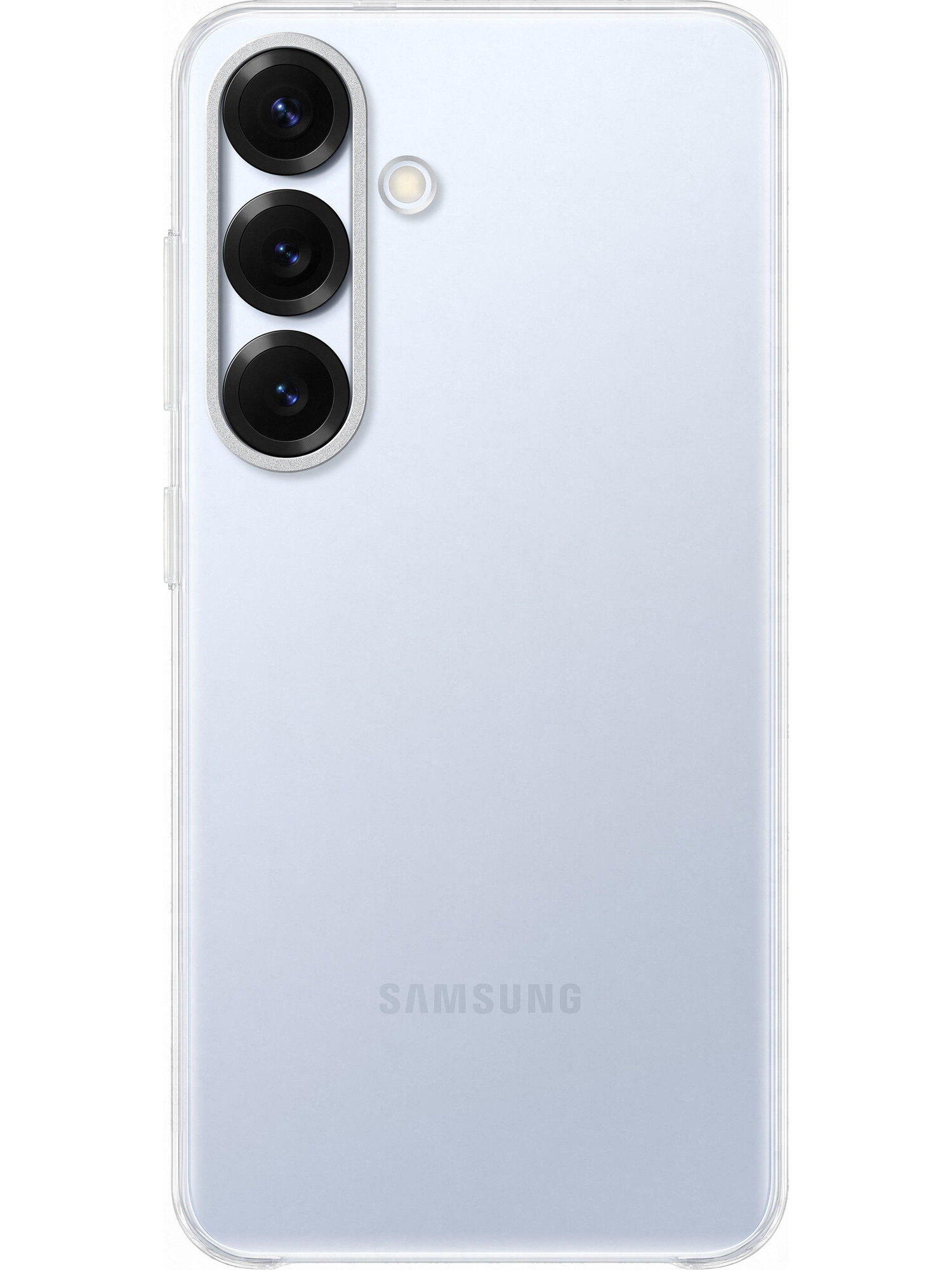 Чехол Samsung Silicone Case Galaxy S25, силикон, прозрачный