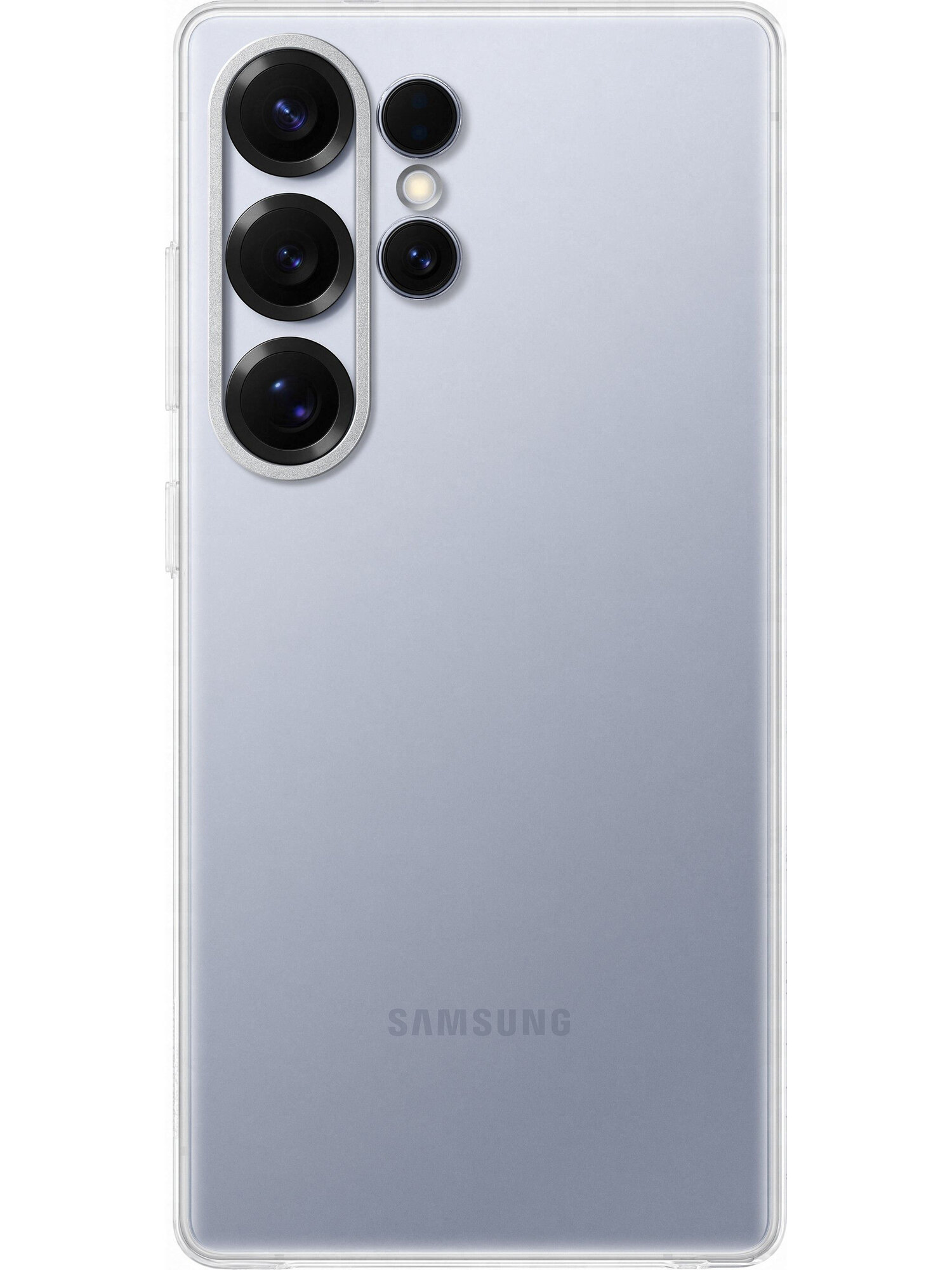 Чехол Samsung Silicone Case Galaxy S25 Ultra, силикон, прозрачный