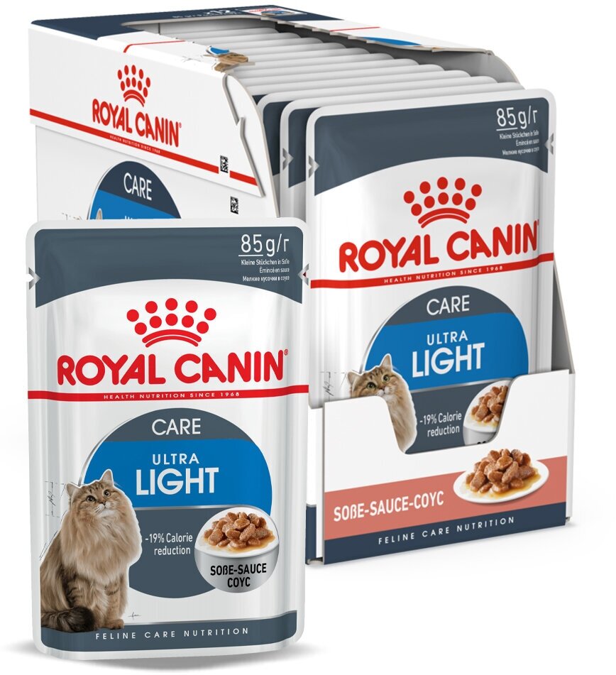 Влажный корм для кошек Royal Canin Light Weight Care (в соусе) (85 г x 12 шт)