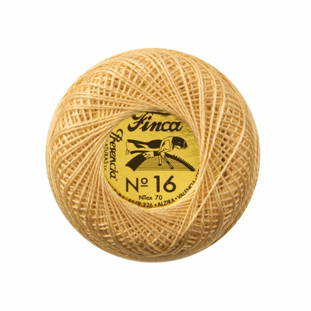 Мулине PRESENCIA HILATURAS "Finca Perle", Жемчужное, №16, однотонный цвет 7933, 1 моток