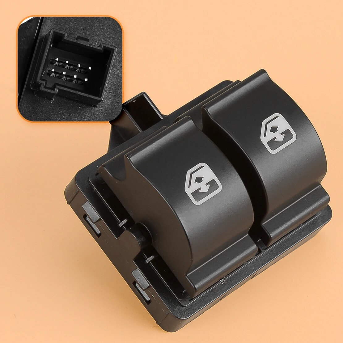 5801511729 Кнопка включения управления стеклоподъемником, черный ABS, подходит для Iveco Daily MK6 2015 2016 2017 2018