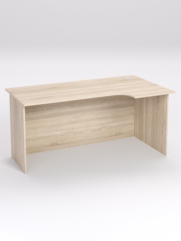 Стол эргономичный офисный СЭ-18А (правосторонний), Дуб Сонома
