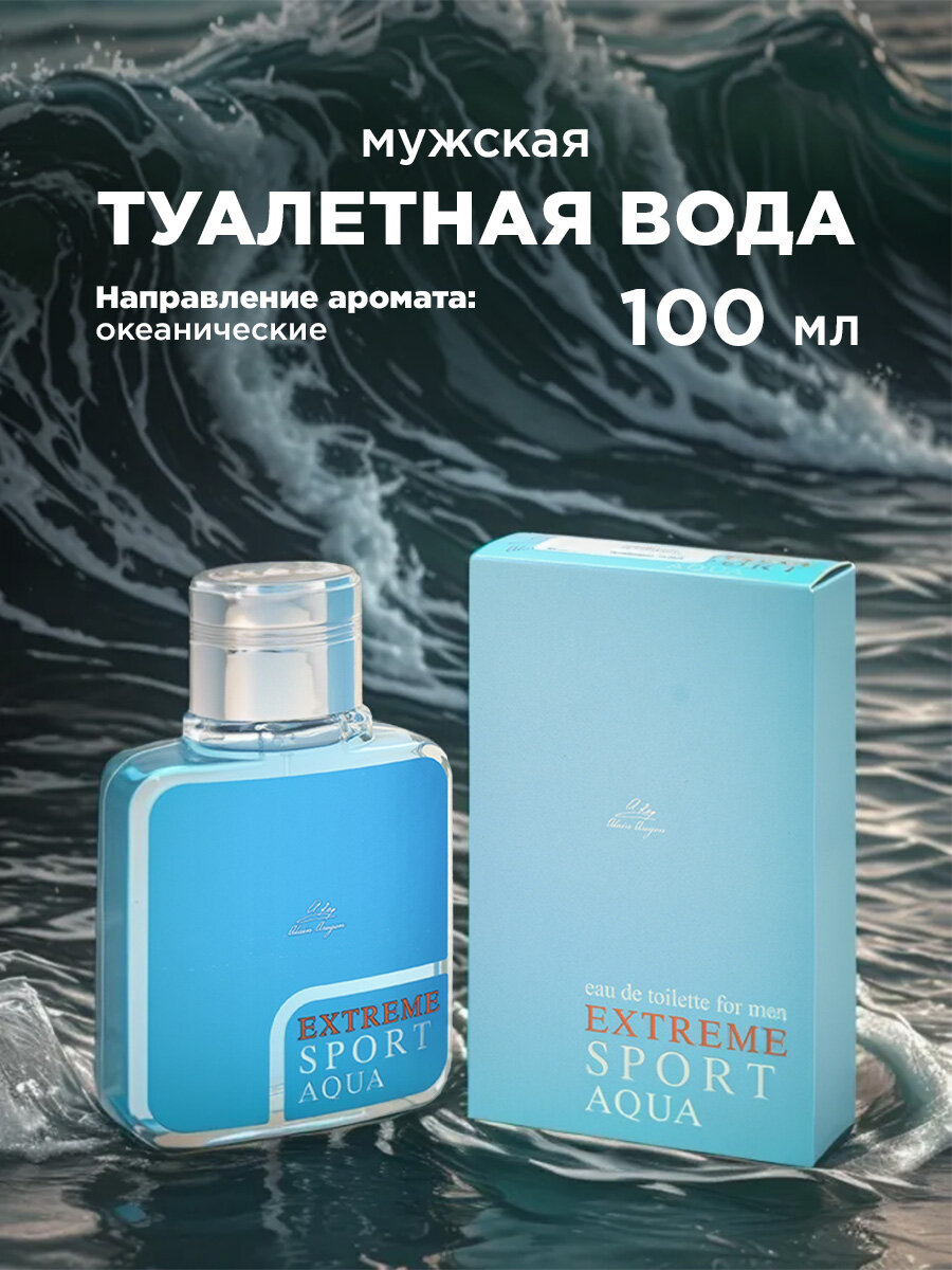 Туалетная вода Alain Aregon мужская Extreme Sport Aqua 100мл