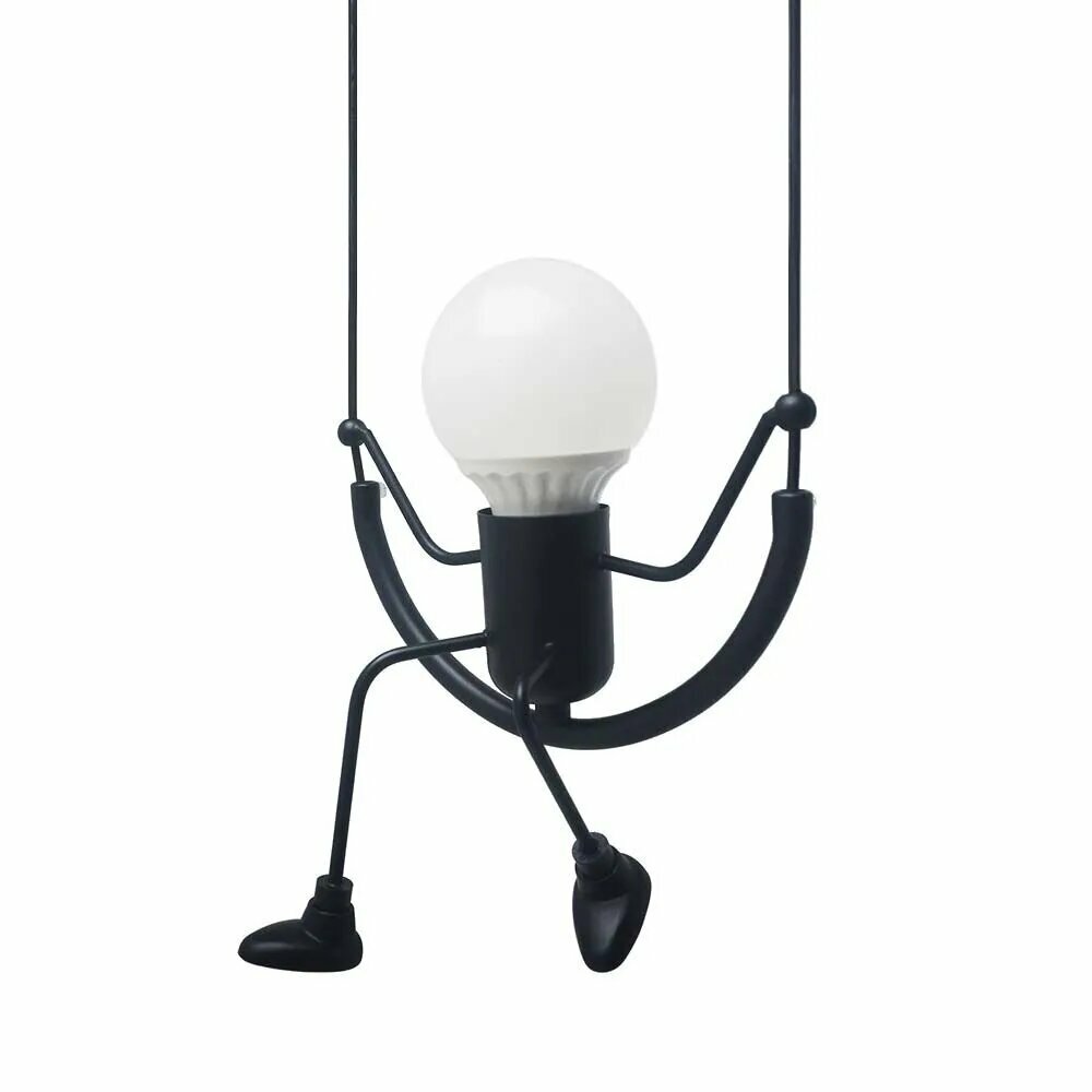 Люстра, E27, 7 Вт Ретро-подвесной светильник с фигурками: кованый металл, для гостиной и столовой