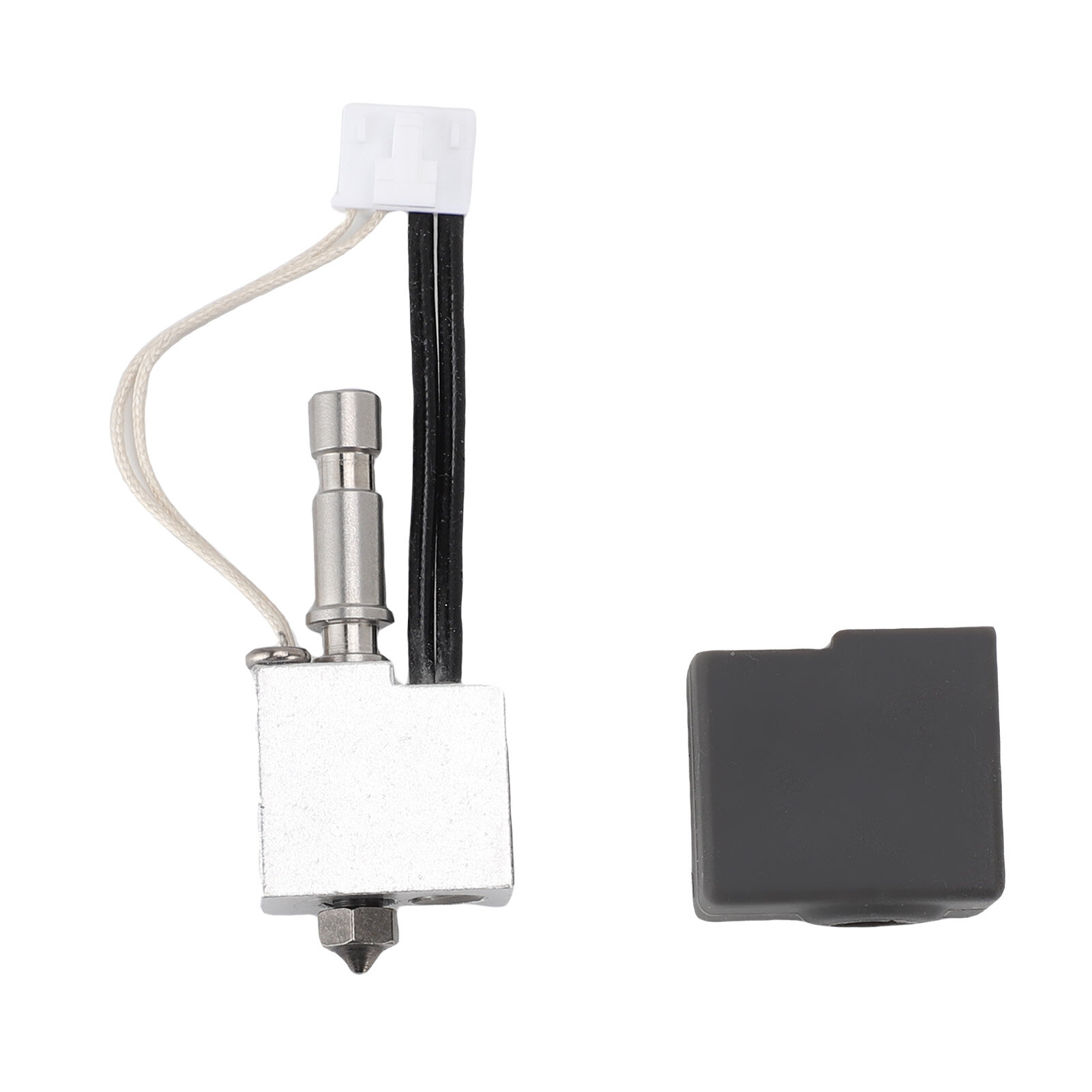 Hotend для Kobra S1 Сопло из закаленной стали 3D-принтер Экструдер Печатающая головка с 2 силиконовыми втулками