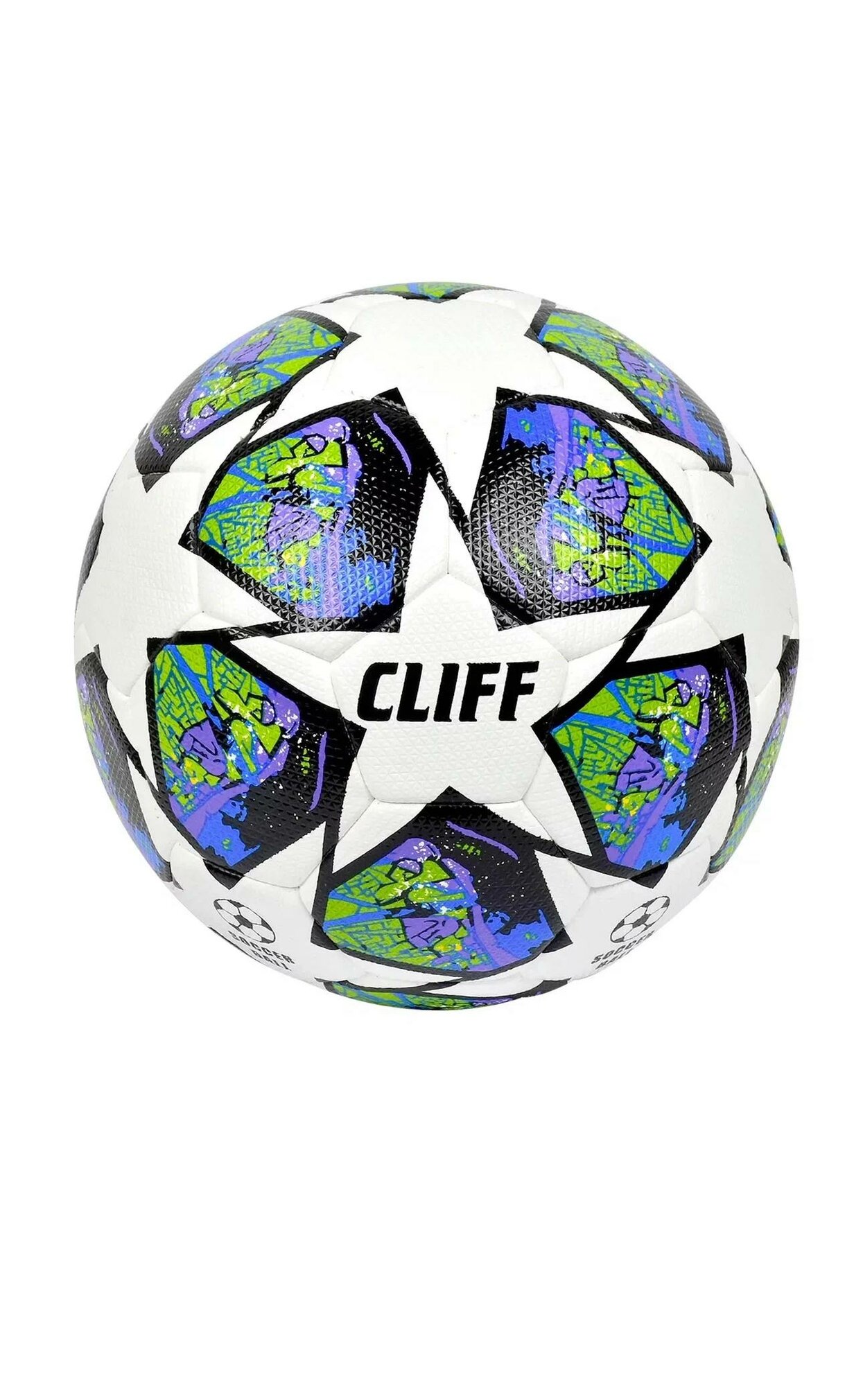 Мяч футбольный 32 панели, тренировочный №5 CLIFF FN STAR (Hibrid Techno)