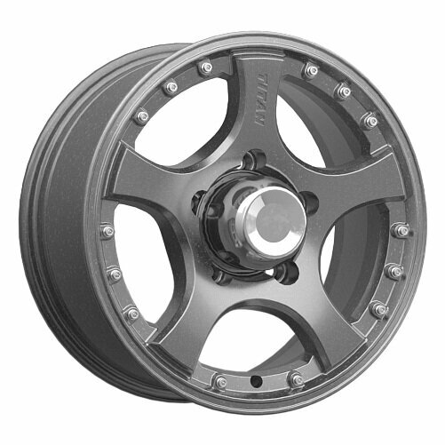 Колесный диск Скад Титан 7x16 5*139.7 ET35 DIA109.7 Графит