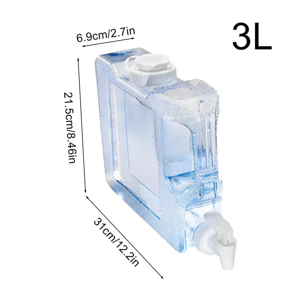 3л контейнер для воды с краном, канистра для воды, контейнер для напитков, уличный контейнер для воды для кемпинга, путешествий на открытом воздухе