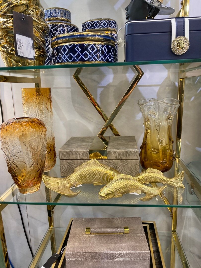 Статуэтка Рыба Casaentera CE08-435-133 золото 150х50х50