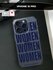Чехол на Apple iPhone 15 Pro / Айфон 15 Про с принтом Woman blue