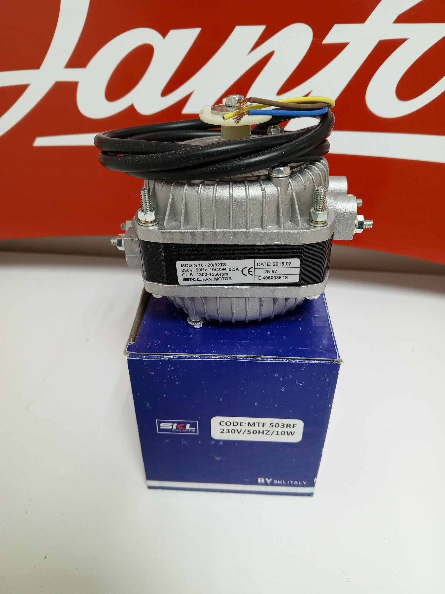 Мотор вентилятора обдува холодильника - MTF503RF