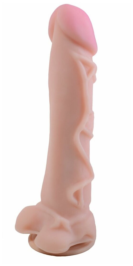 LOVETOY (А-Полимер) Фаллоимитатор неоскин ANDROID III 23.5 см, 552503, кожа