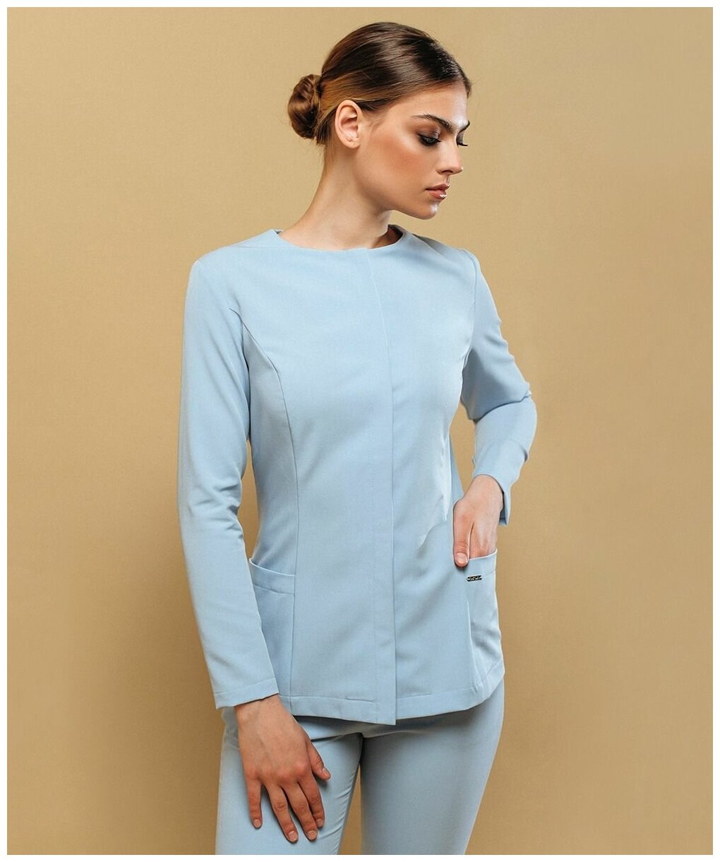 ENIGMA женский жакет 218013 (50, Голубой)