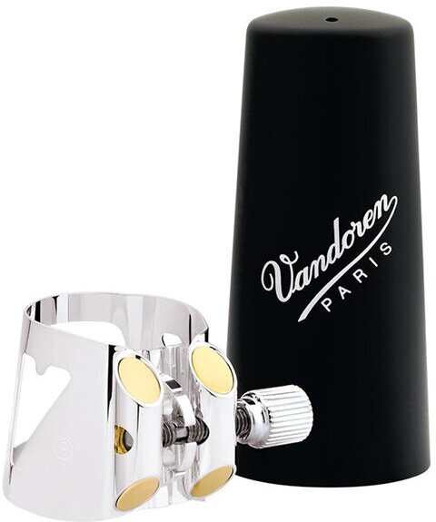 Лигатура для кларнета бас, с пластиковым колпачком, Vandoren LC04P Optimum