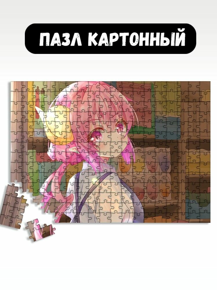 Пазл картонный А3: аниме дракон горничная госпожи кобаяши - 18045