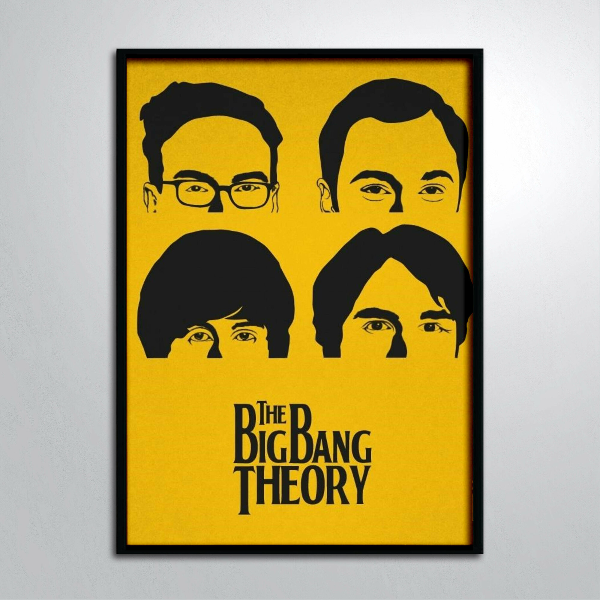 Постер без рамы/Теория большого взрыва Как Битлз The Big Bang Theory