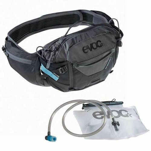 Сумка поясная Evoc Hip Pack Pro 3 + Hydration Bladder 1.5 Black-carbon ...