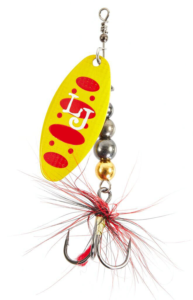 Блесна вращающаяся Lucky John SPIN-X ROUND-02, вес 5.0гр # GR