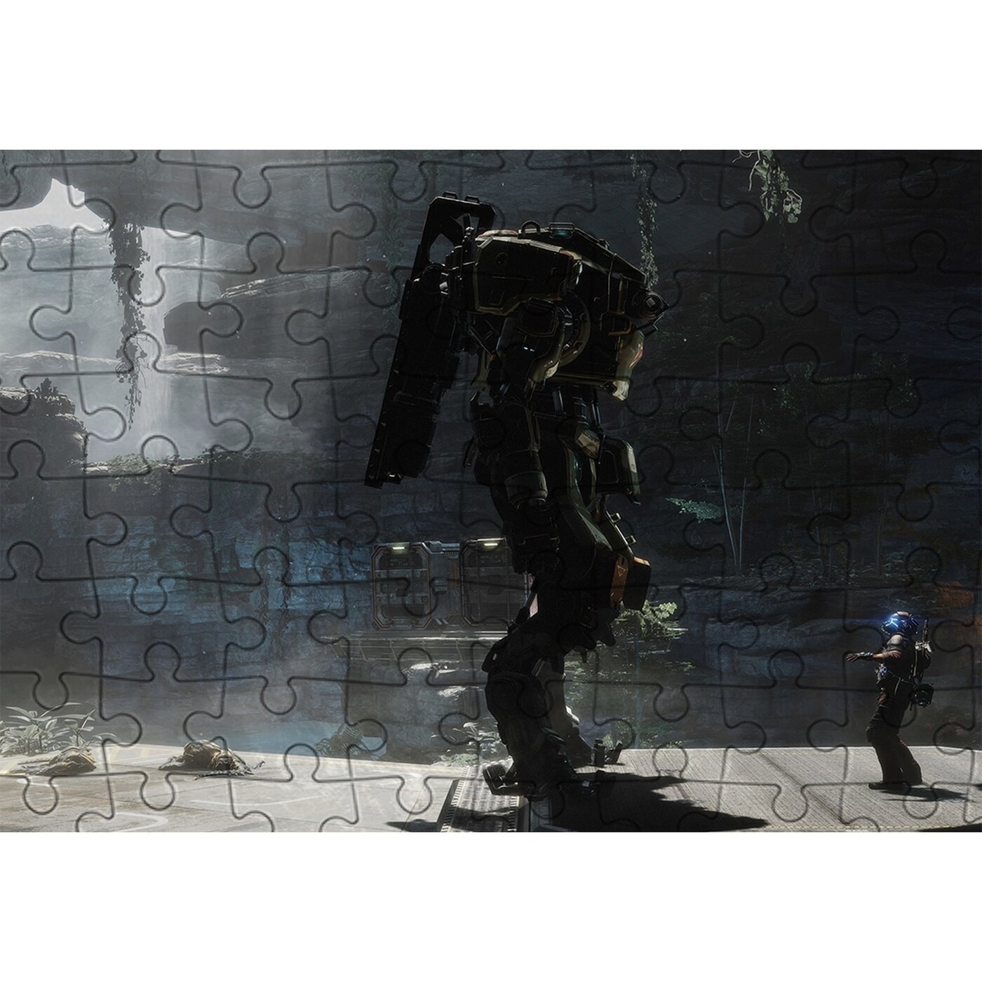 Пазл картонный А4: модель Titanfall - 38