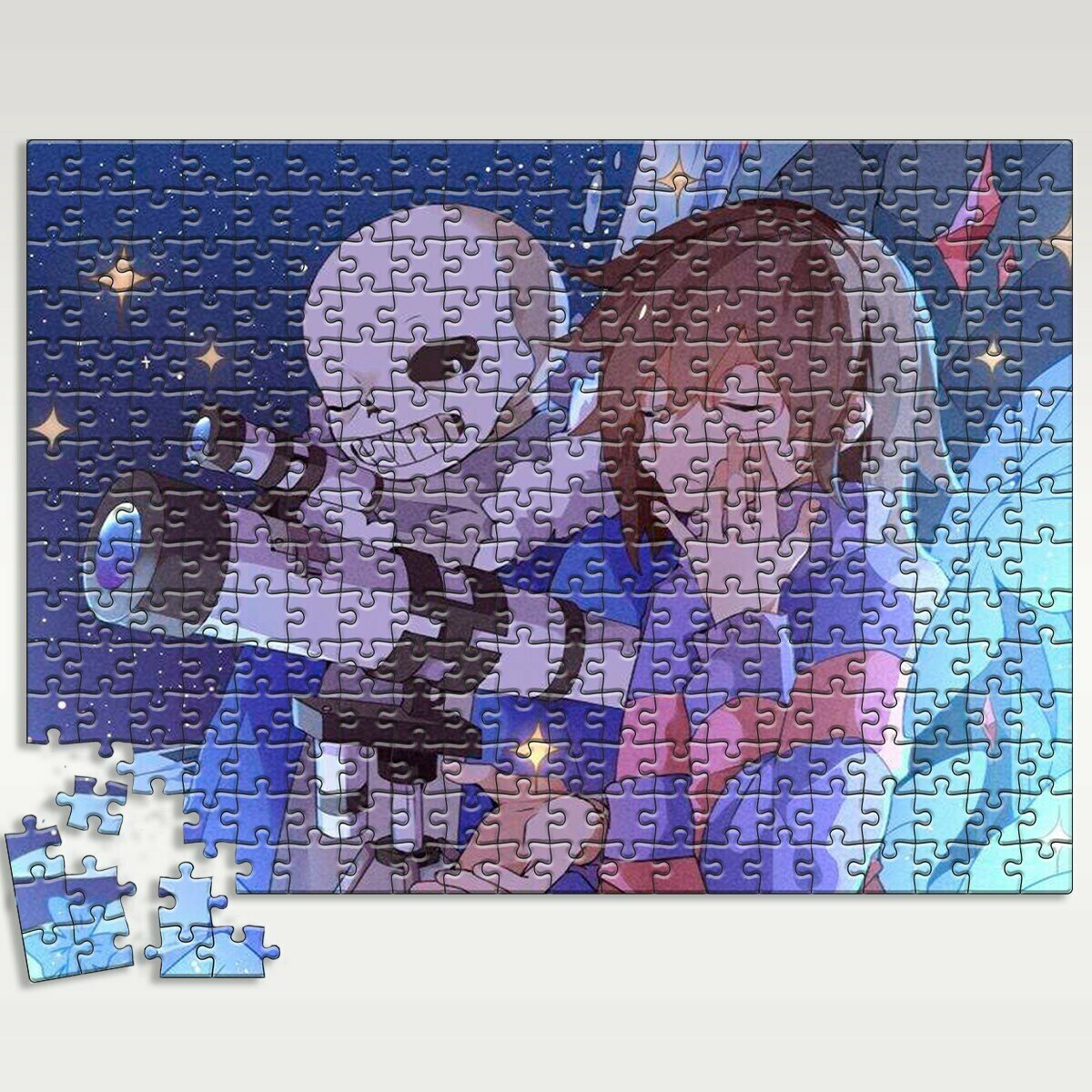 Пазл картонный А3: модель игра Undertale - 6769