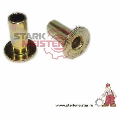 Заклепка 8x18mm стальная раззенкованная с фаской тормозных колодок (упаковка/цена 100шт) Universal STARKMEISTER S270200