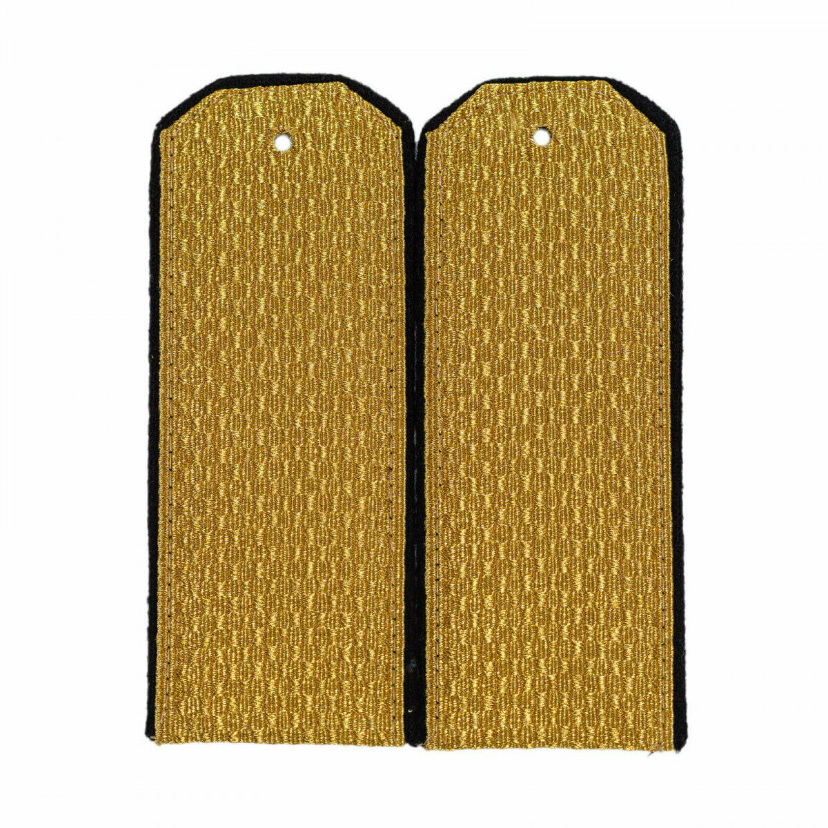 Погоны ВМФ парадные (цв. Золото) трапеция рядовой