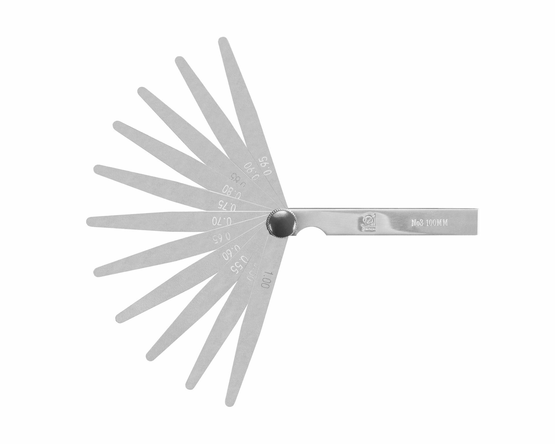 Набор щупов Эталон N3, для измерения зазоров, 0,5-1, L100 мм