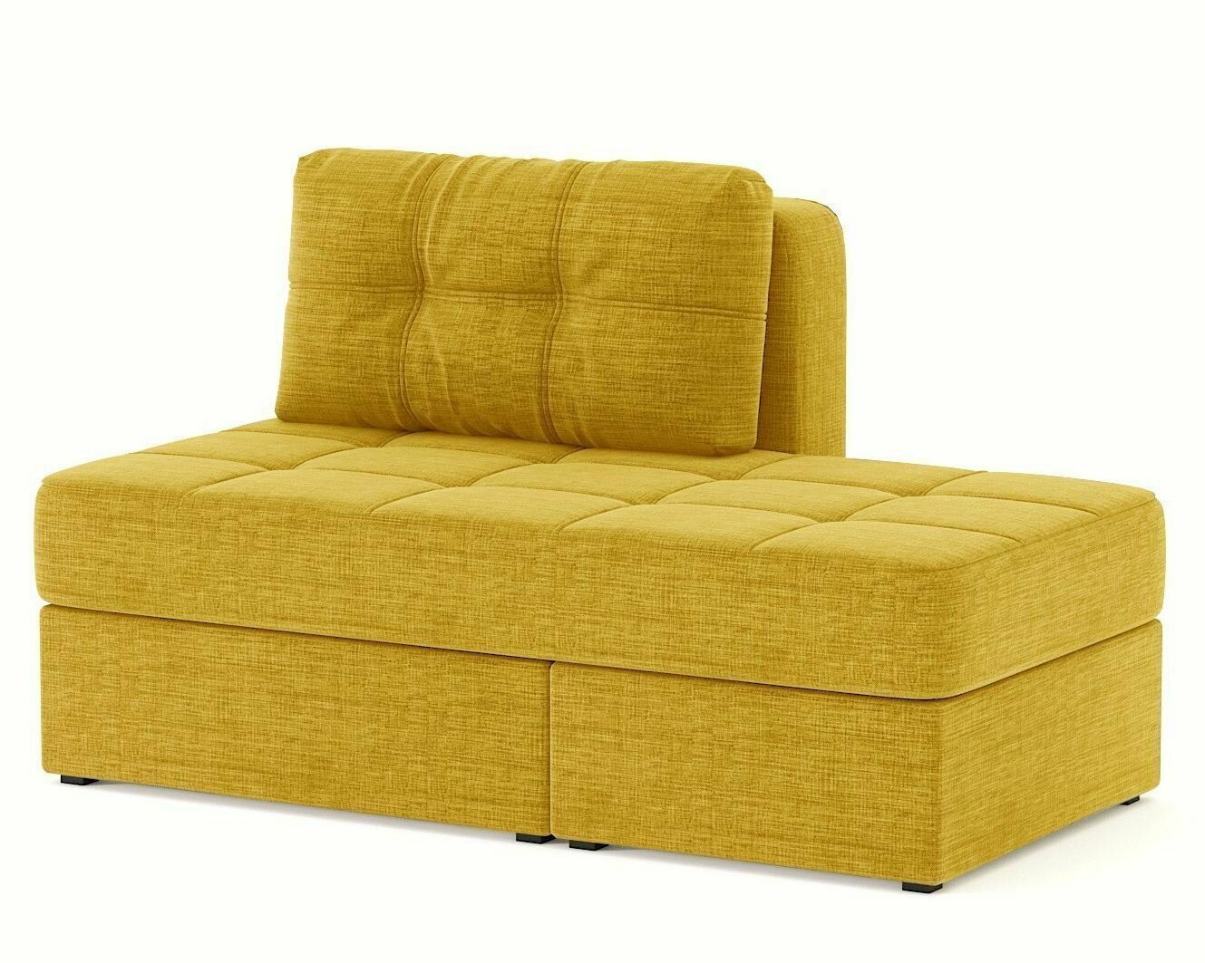 Диван-кровать Оливер Уно еврокнижка-трансформер, рогожка Дрим Йеллоу