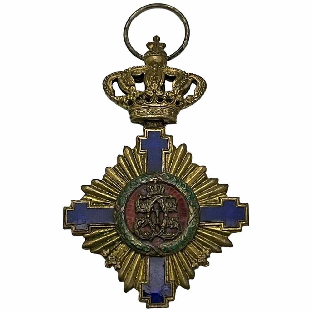 Румыния, орден "Звезда Румынии" IV степень 1901-1932 гг. (без ленты)