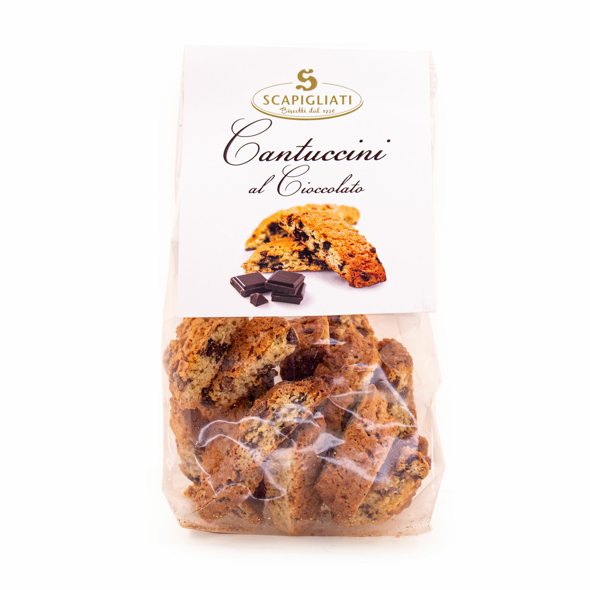 Кантуччини с шоколадом, SCAPIGLIATI, 0,150 кг (пл/пак)