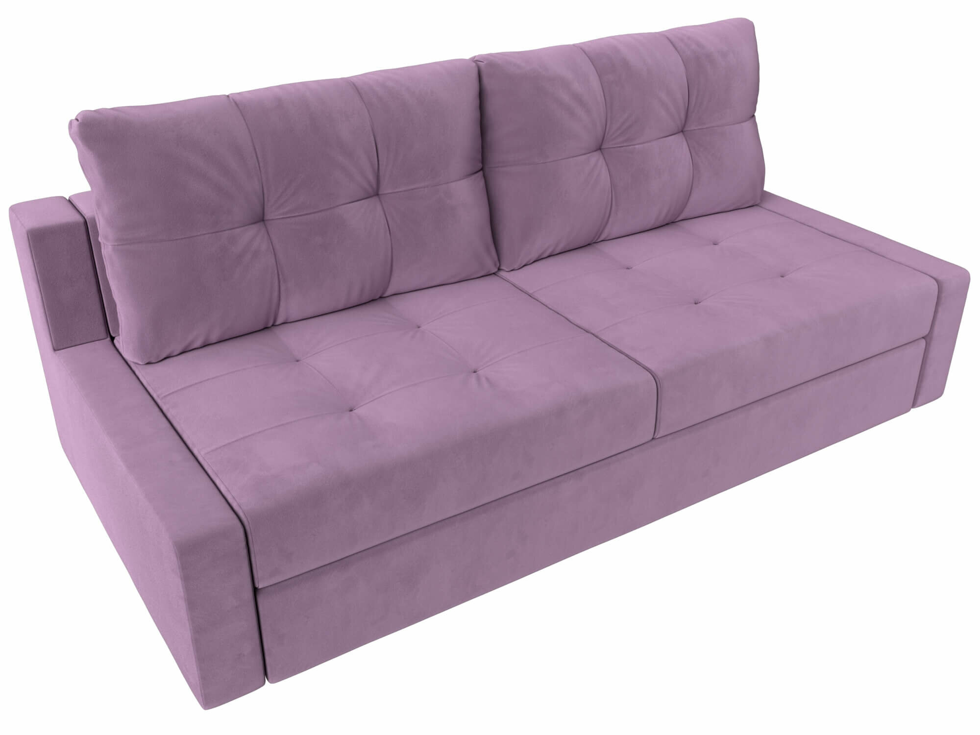Artum Прямой диван Мартин микровельвет сиреневый