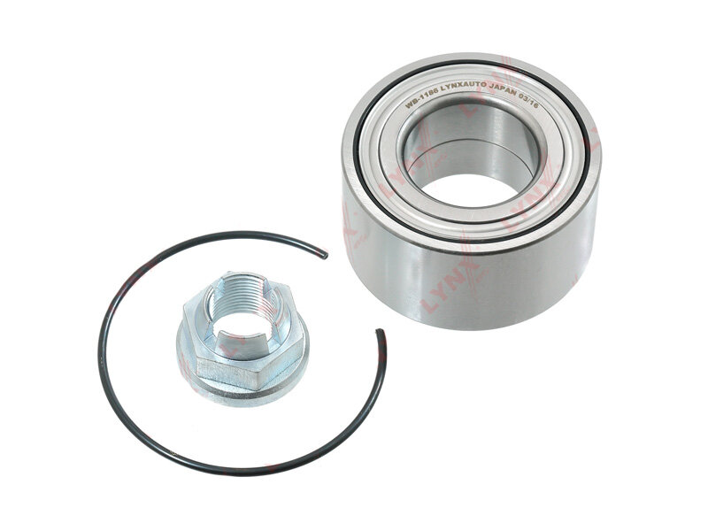 Подшипник ступицы для Renault Logan, Sandero, Lada Largus, Vesta, передний, без АБС, комплект, LYNXauto WB1186