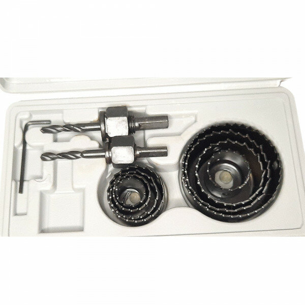 Набор коронок по дереву SINICA WHS-8, 11 предметов (19,22,29,32,38,44,51,67мм) SINICA WHS-8