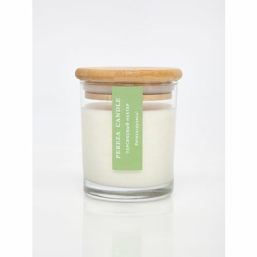 Свеча ароматическая Pereza Candle в стакане Персиковый нектар, 180 мл