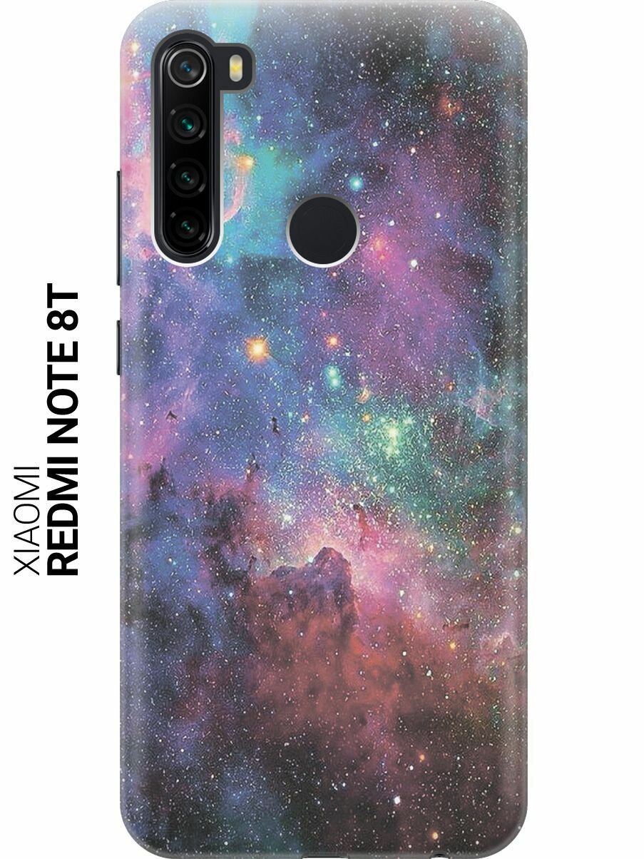 Силиконовый чехол на Xiaomi Redmi Note 8T, Сяоми Редми Ноут 8Т с принтом "Волшебный космос"