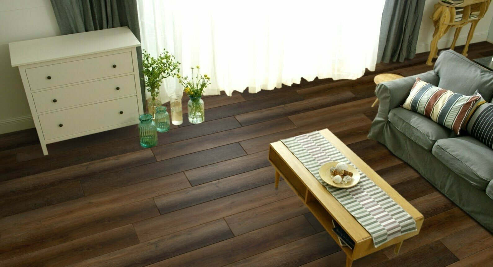 Кварцвинил SPC замковый FirmFit Calisto EW-2407 Ганимед, 1532х225х5 мм, 7 шт/уп, 2,41 м2/уп, 34 класс