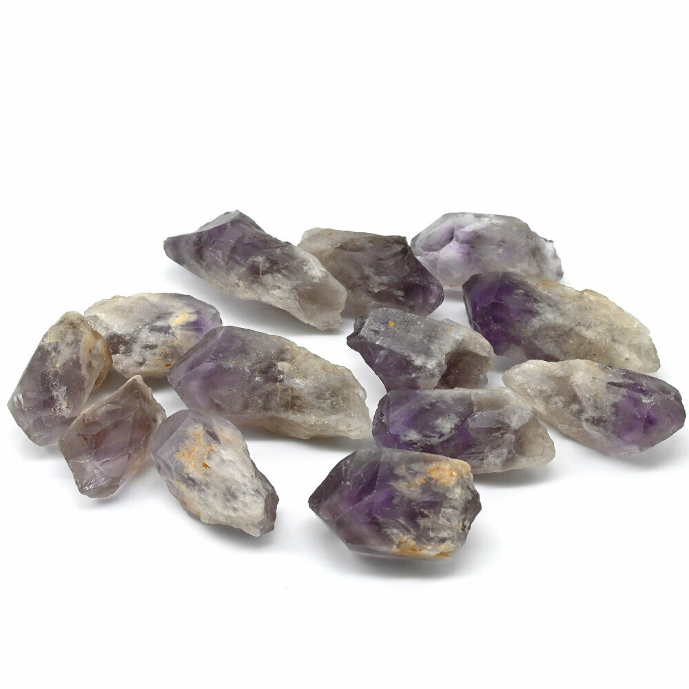 Аметист кристаллы фракция 15-35мм, упаковка 100г .
