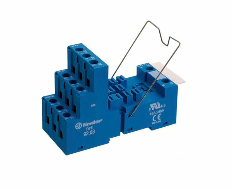 Розетка Finder 92.03 на DIN рейку