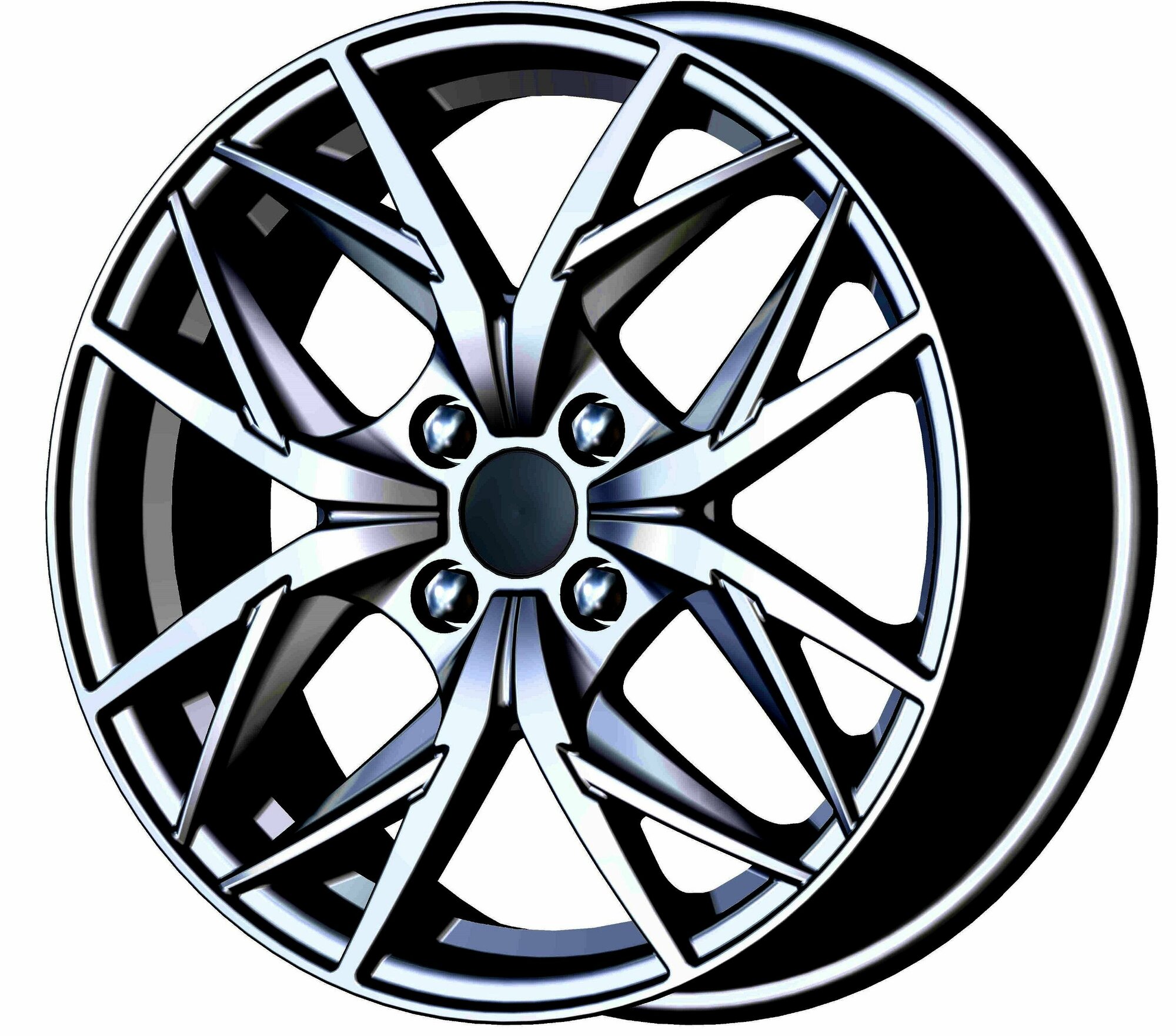 СКАД Асти 16x6.5 4x100 et45 dia67.1 Серый тёмный