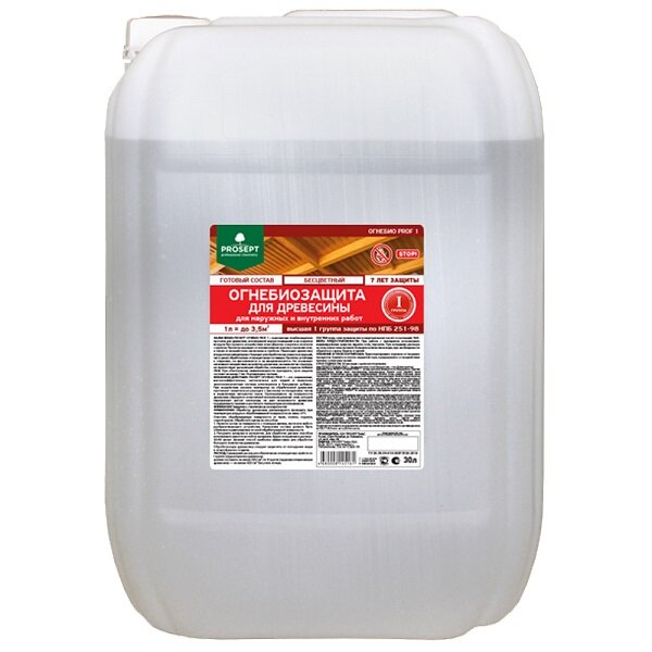 Огнебиозащита Prosept Огнебио Prof 1 30л 007-30бц / Просепт.