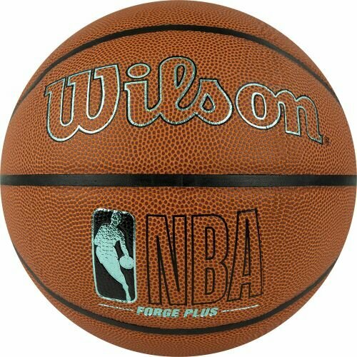 Мяч баскетбольный Wilson NBA FORGE PLUS ECO BSKT WZ2010901XB7, размер 7, PU, коричневый