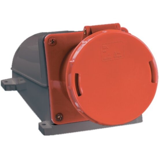 Розетка Iek ОП 63А 380В 3P+PЕ ССИ-134 IP54, PSR12-063-4